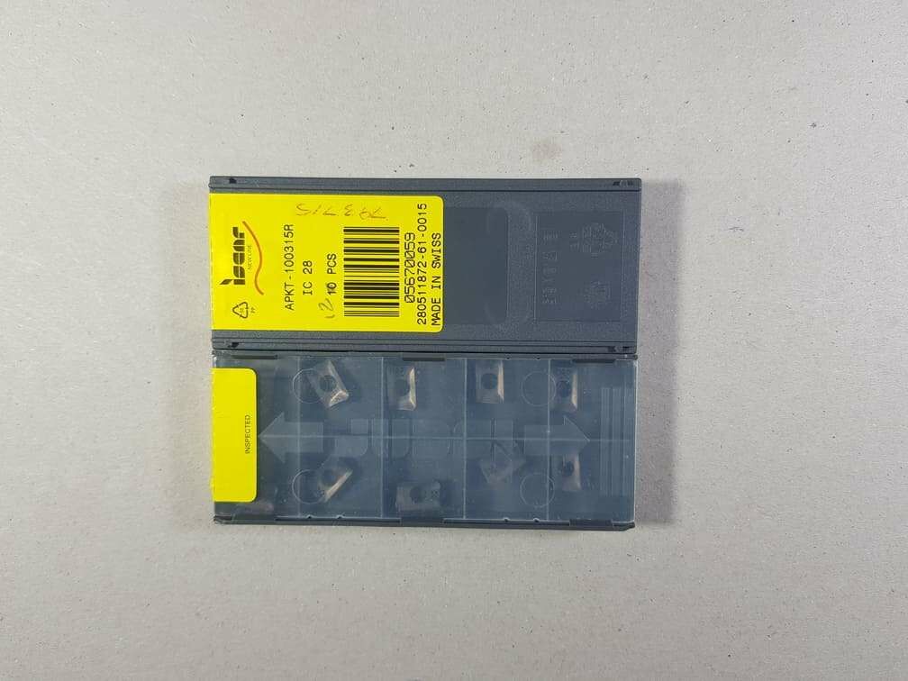 Iscar Apkt 100315R Ic28 [ALÜMİNYUM] RADÜS 1.5MM Elmas Uç - Akiteknik
